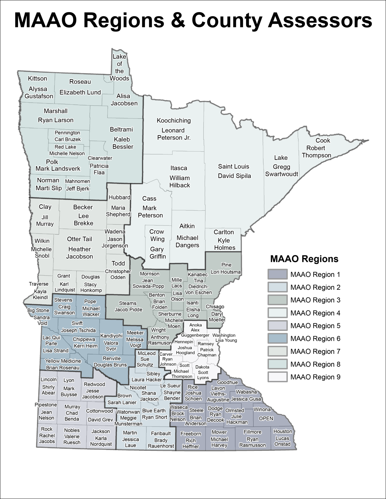 Regions – MN Association of Assessing Officers